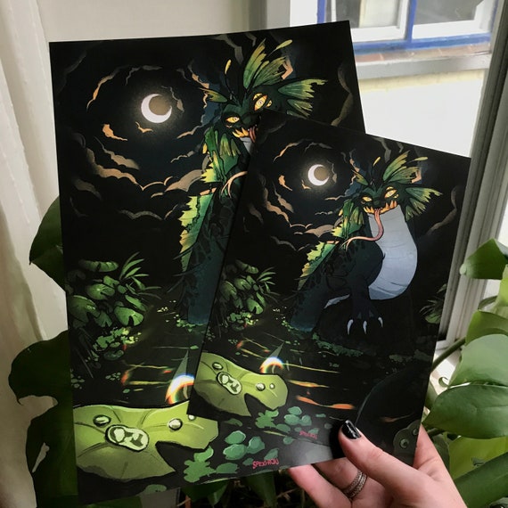 The Bog Monster Art Print two Sizes - Etsy