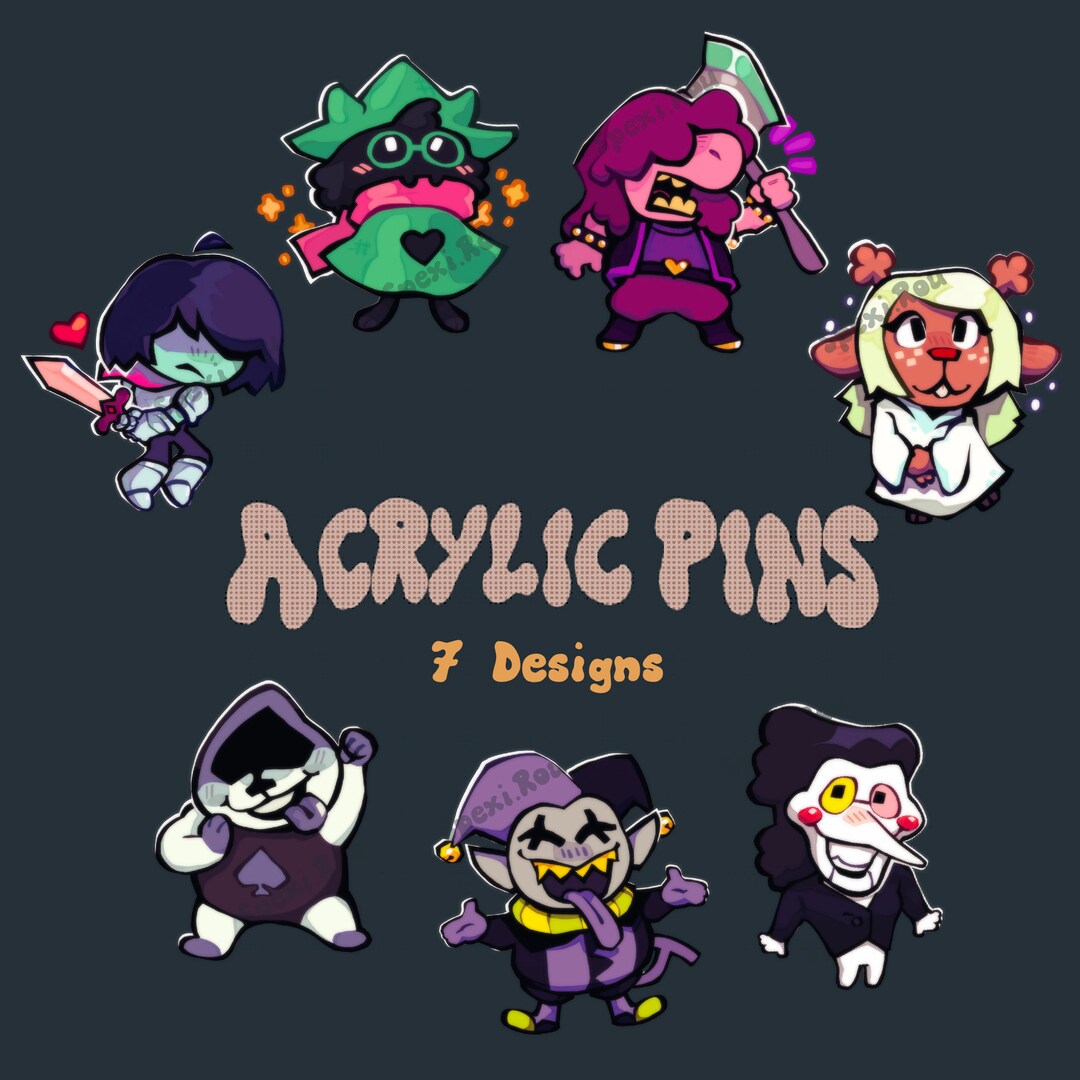 Fandom Mini Pins - 1 Inch Acrylic Character Pins (group 3) - Etsy