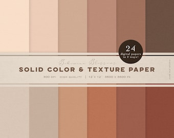 Solid Digital Paper - Etsy