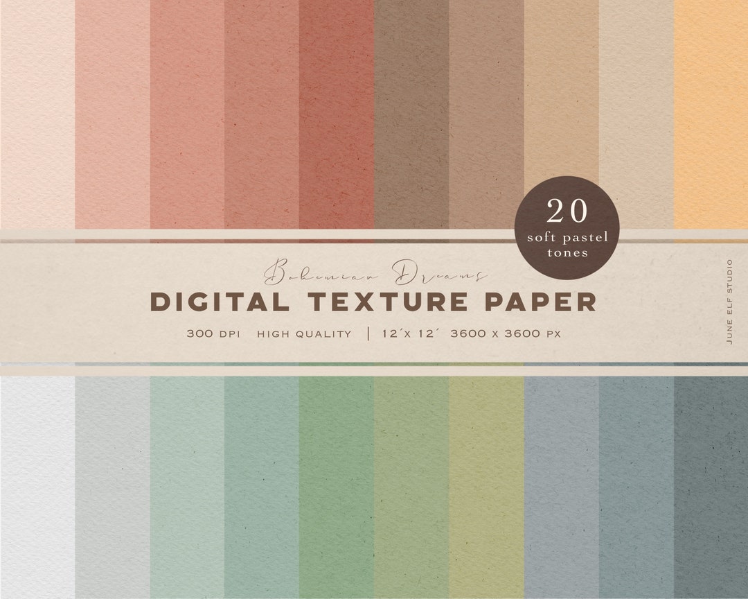 Solid Color Seamless Textures – Boho Digital Textured Paper – Blush ...