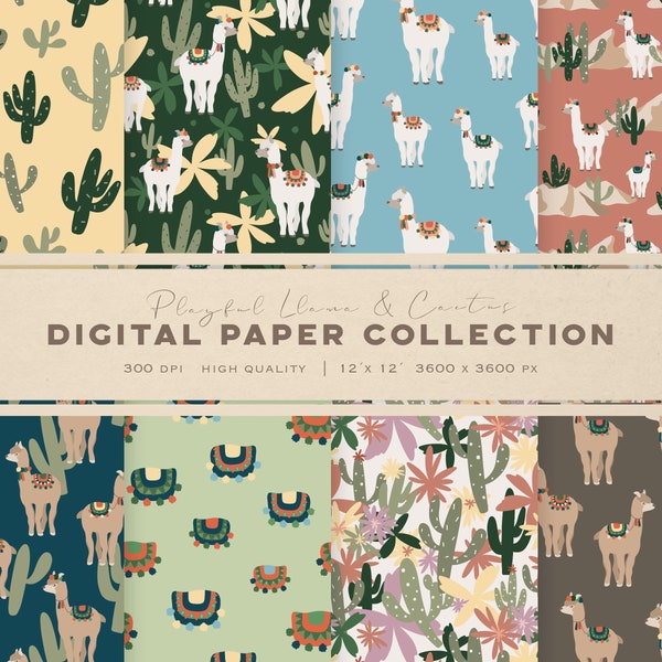 Alpaca Pattern - Etsy