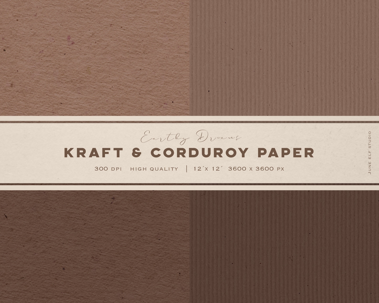 Kraft Digital Paper – Corduroy Seamless Digital Textures – Neutrals ...