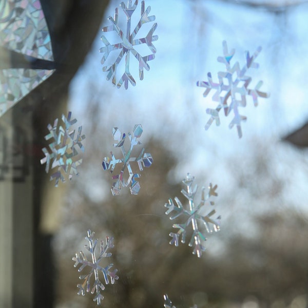 Snowflake Suncatcher - Etsy