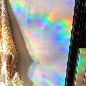 Cat Suncatcher Window Cling, Rainbow Prism Decal - Etsy