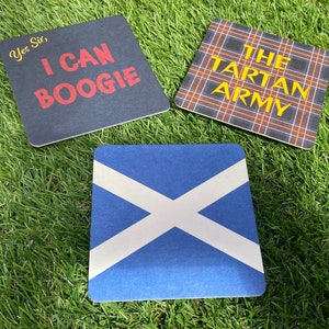 Scotland Drinks Mats Various Size Packs Available - Etsy