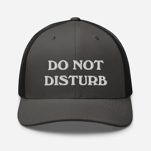 Do Not Disturb Trucker Cap - Etsy