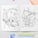 Animal Crossing Coloring Book Vol. 1 (15-pages) - Etsy