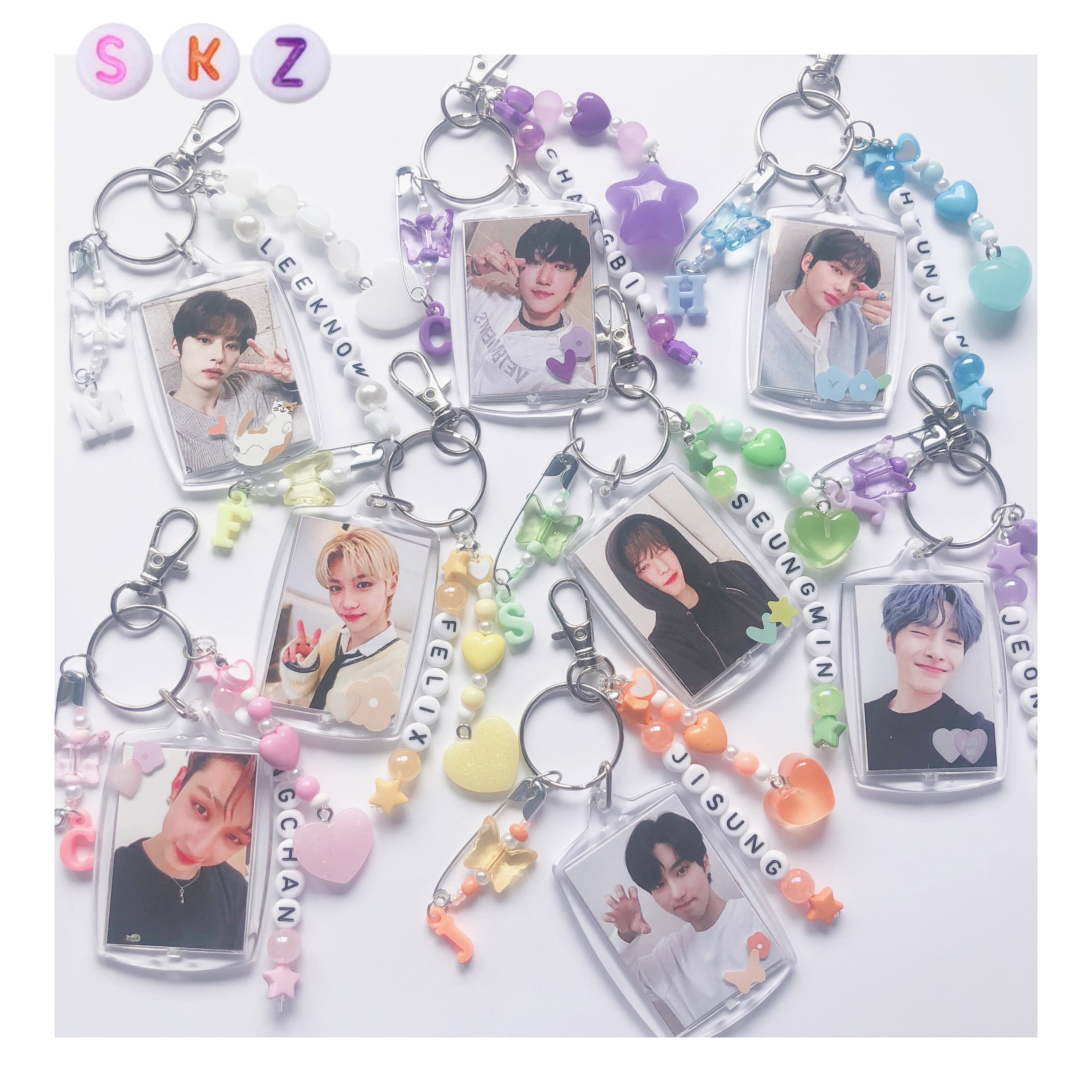 Stray Kids Photo Keychain Customizable | Etsy