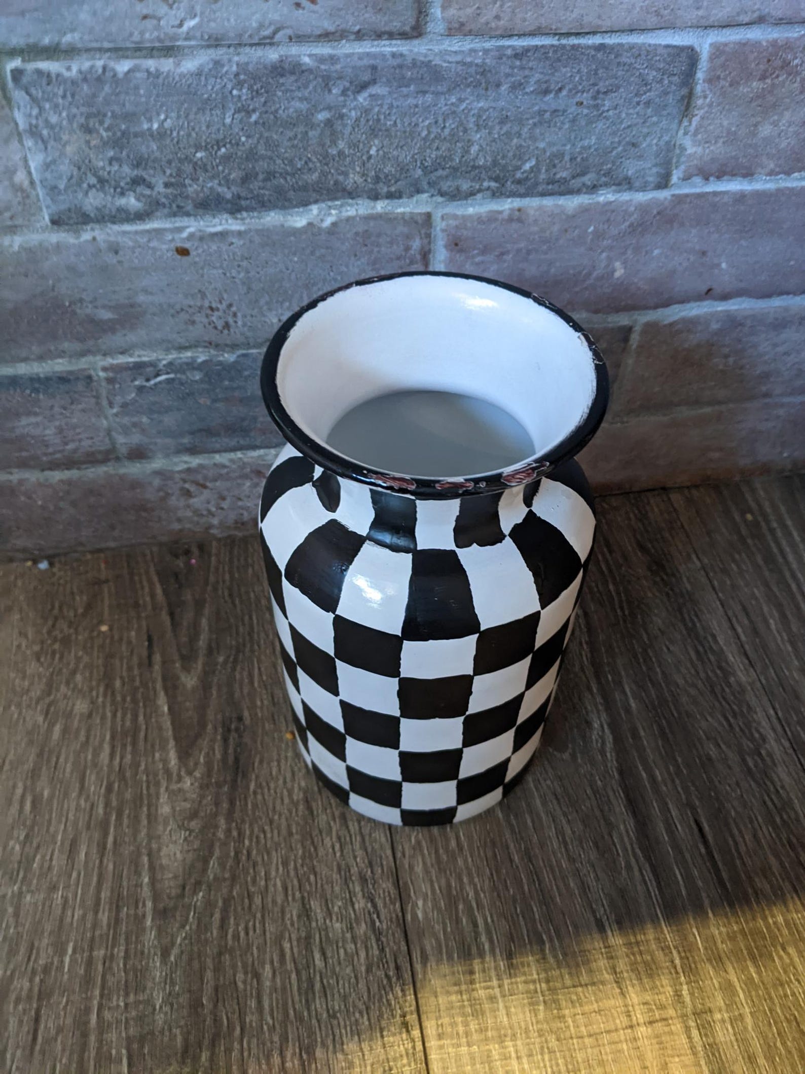 Checker Pattern Kitchen Container - Etsy