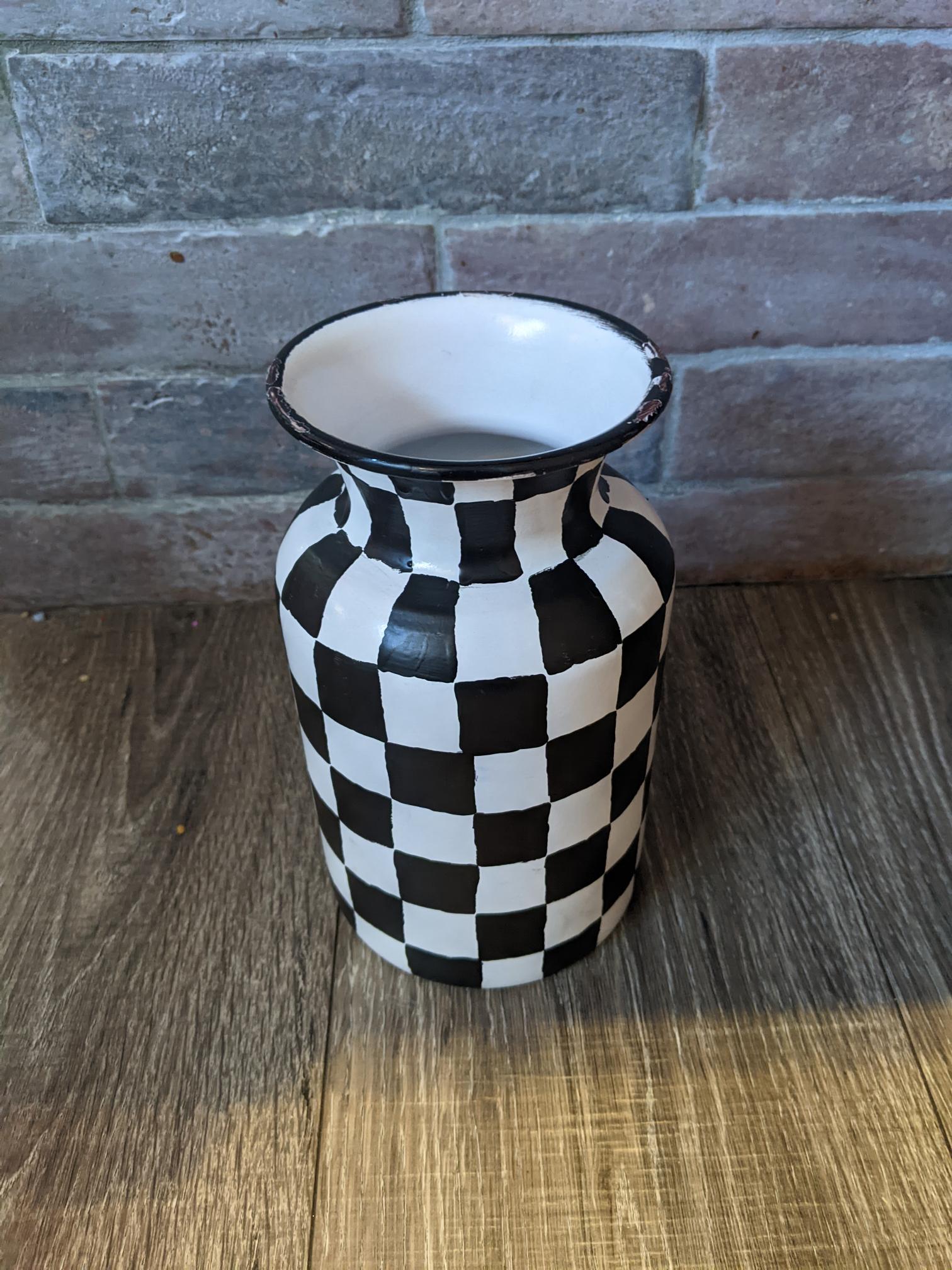 Checker Pattern Kitchen Container - Etsy