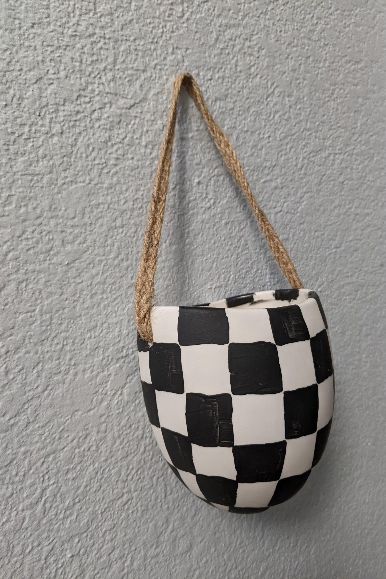 Checker Pattern Wall Planter - Etsy