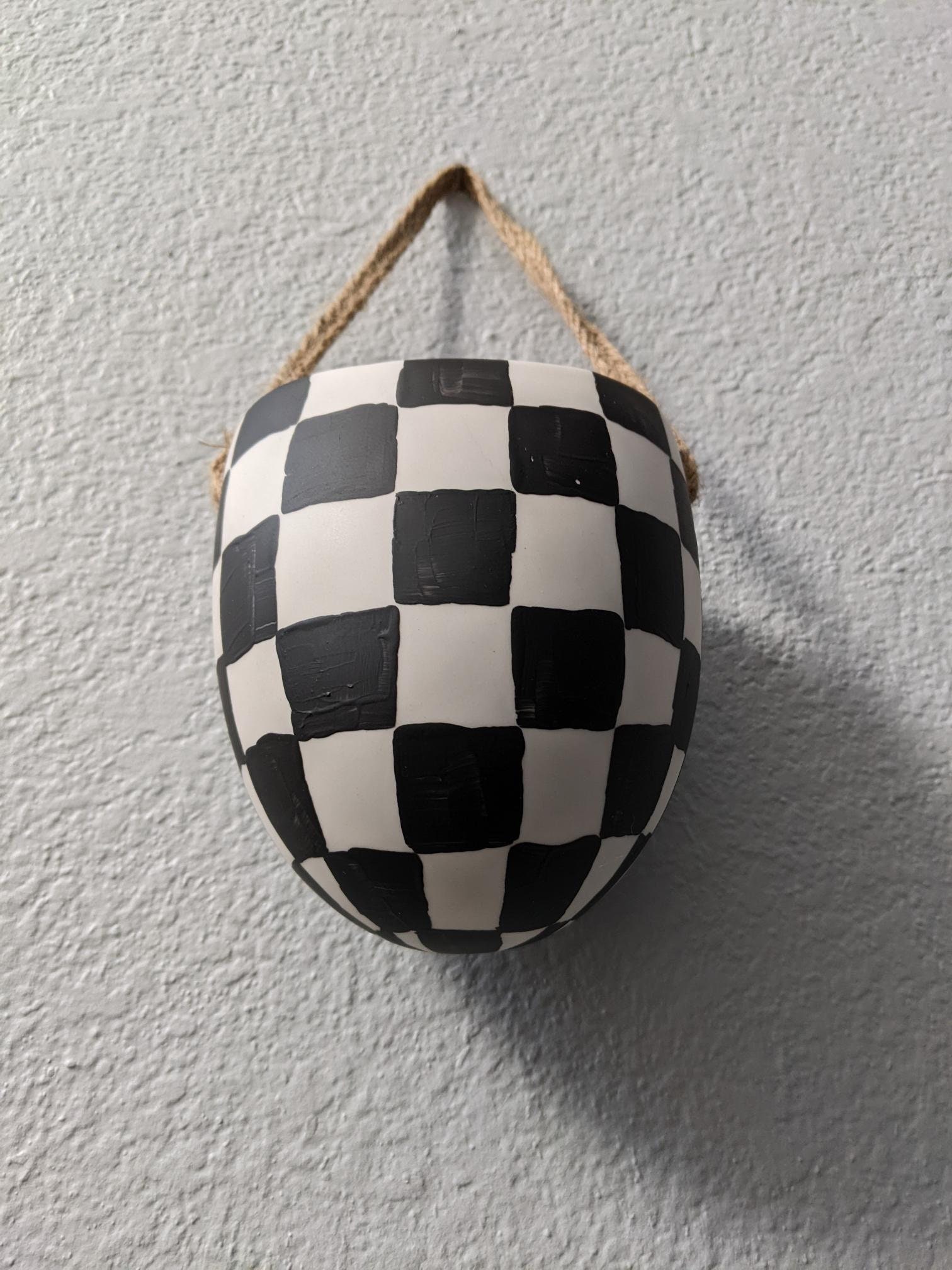 Checker Pattern Wall Planter - Etsy