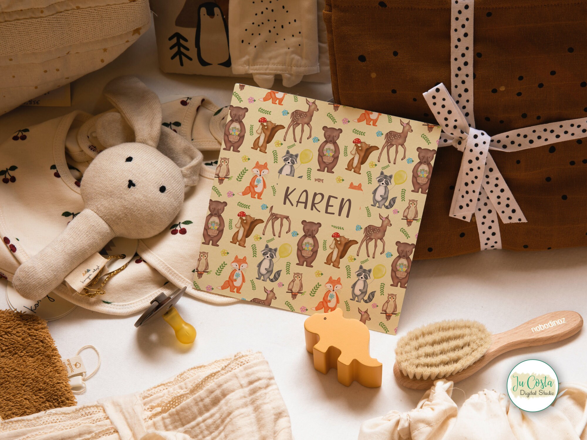 Woodland Animals Digital Paper. Forest Scrapbook Paper. - Etsy