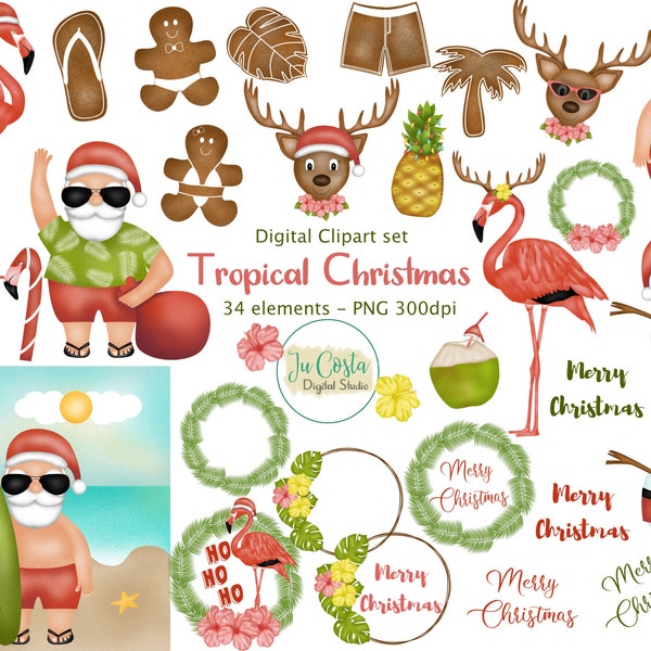 Tropical Christmas - Etsy