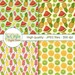 Tropical Summer Digital Paper. Summer Digital Paper. Scrapbooking Paper ...