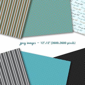 Fathers Day Digital Paper. Man Digital Paper. Scrapbooking Paper ...