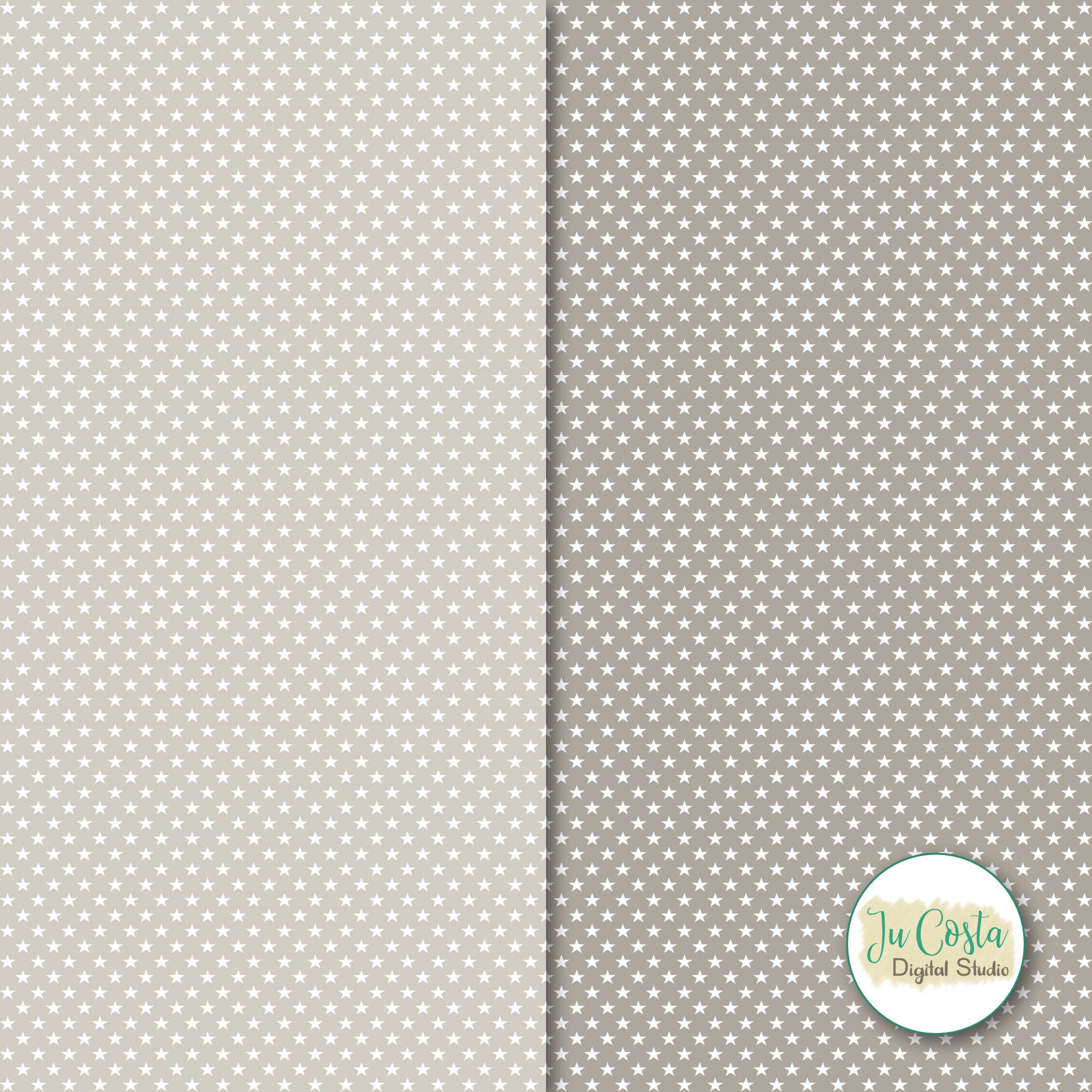 Stars Digital Paper. Pastel Colors. Scrapbooking Paper. Printable ...