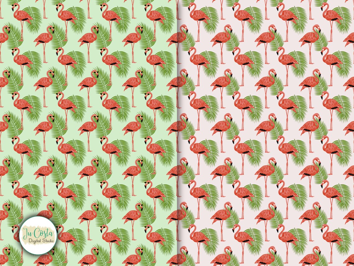 Tropical Summer Digital Paper. Summer Digital Paper. Scrapbooking Paper ...