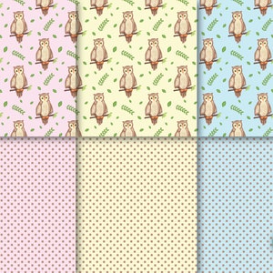 Woodland Animals Digital Paper. Forest Scrapbook Paper. Seamless ...