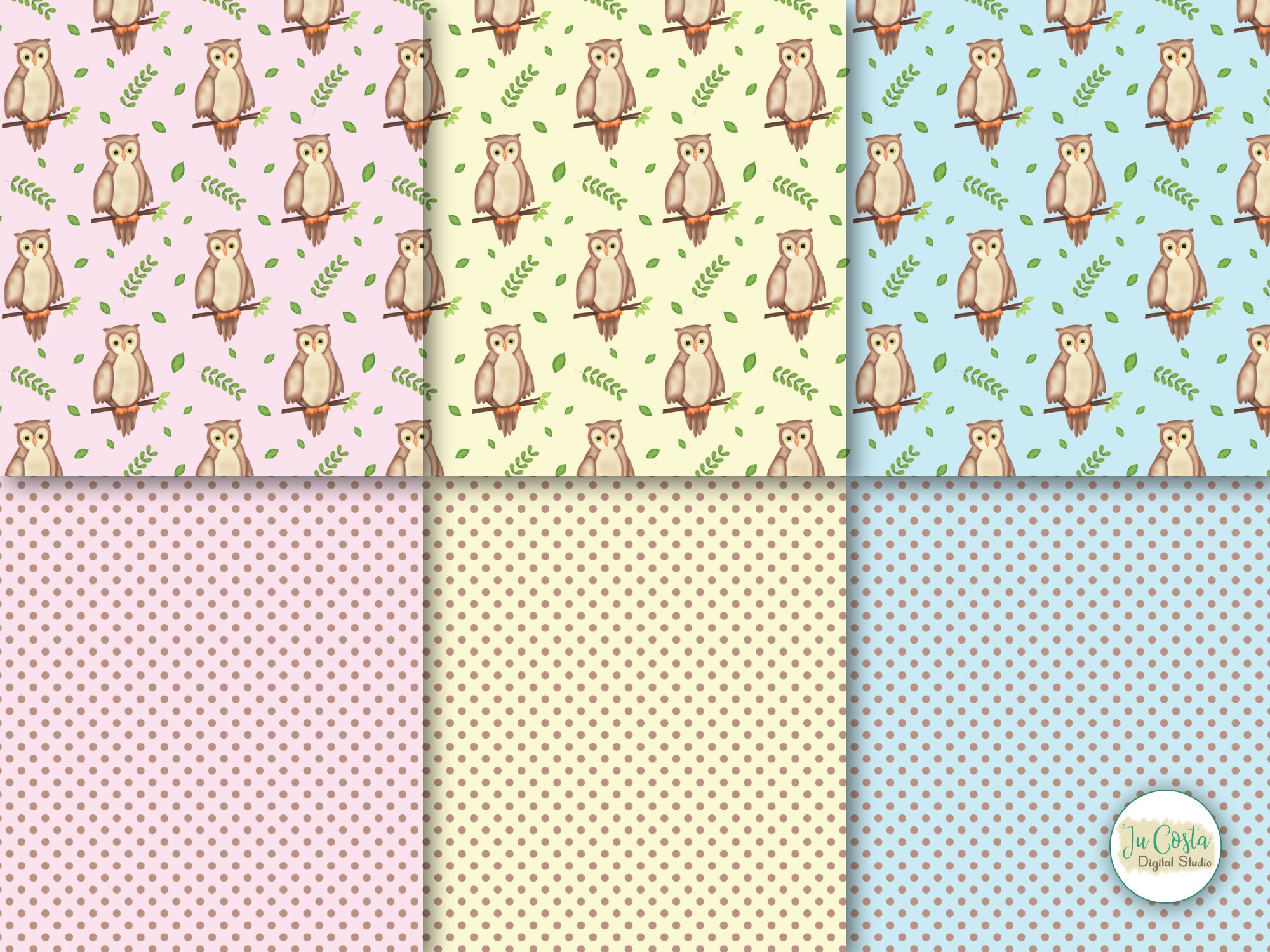 Woodland Animals Digital Paper. Forest Scrapbook Paper. - Etsy