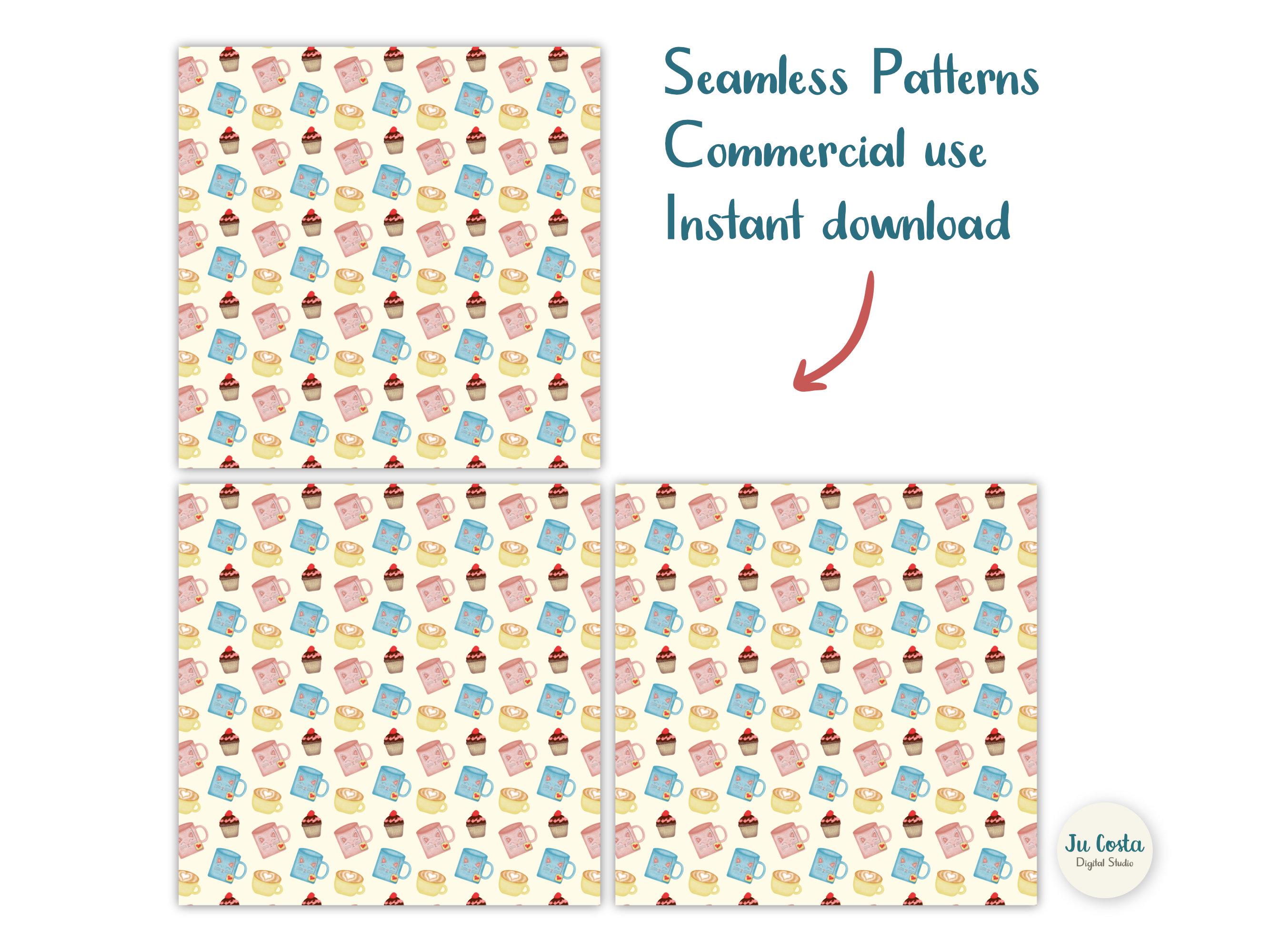 Me Time Digital Paper. Self Care Patterns. Relax Time Scrapbook Paper ...
