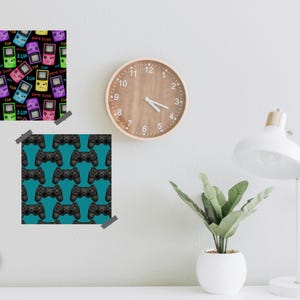 Gamer Seamless Digital Papers. Video Game Scrapbook Papers. Printable ...