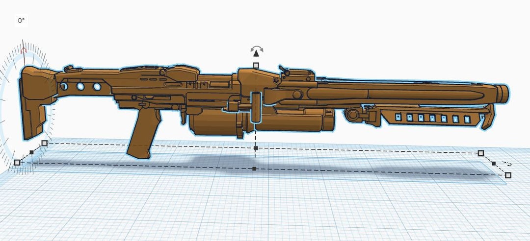 3D Printed - Sta-3 Light Machine Gun - Etsy