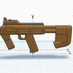 MG M7 Caseless Submachine Gun 1/6 Scale, 1/100 Scale - Etsy