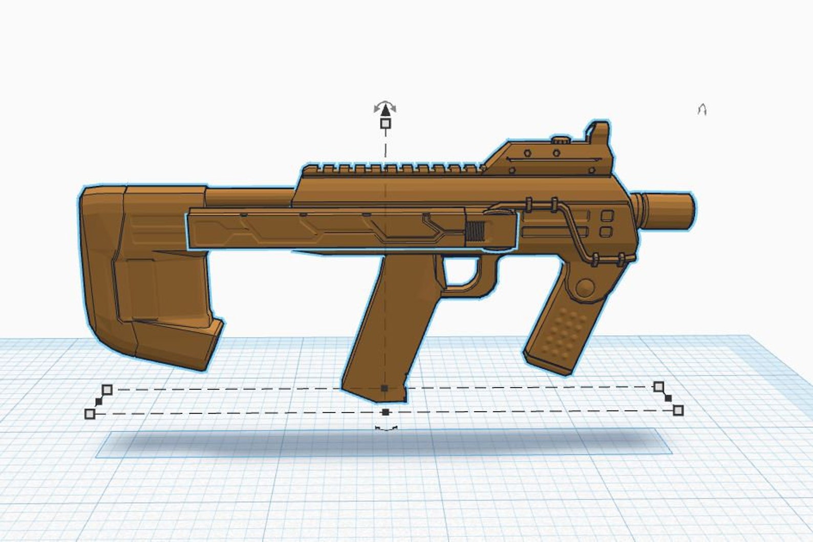 MG M7 Caseless Submachine Gun 1/6 Scale, 1/100 Scale - Etsy