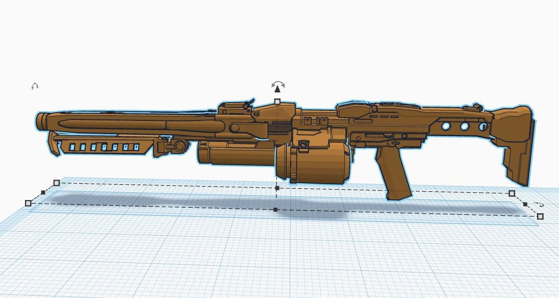 3D Printed Sta-3 Light Machine Gun - Etsy