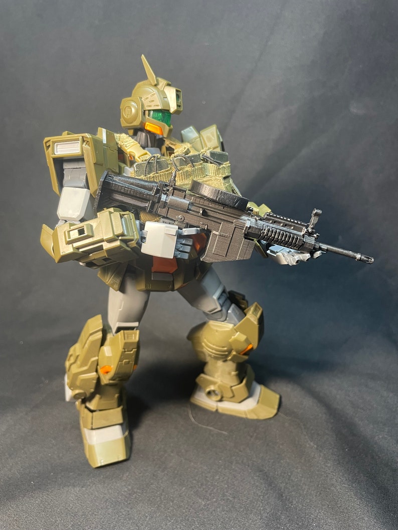 Custom Redesigned Zaku F2 Rifle Base Model for 1/144 Scale - Etsy