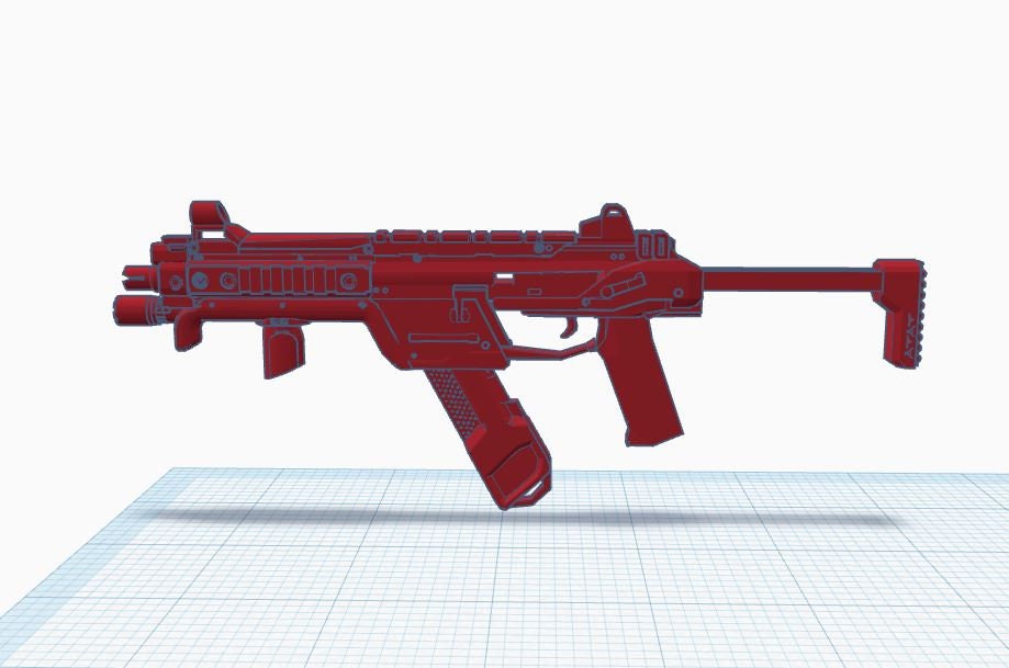 Titanfall/apex R-99 Submachine Gun - 3D Printed for HG Gundam (1/144 ...