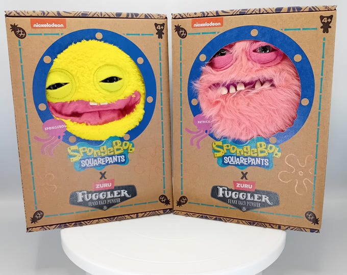 Fuggler X Spongebob Squarepants - Patrick Star Fish Soft Toy BNIB - Etsy