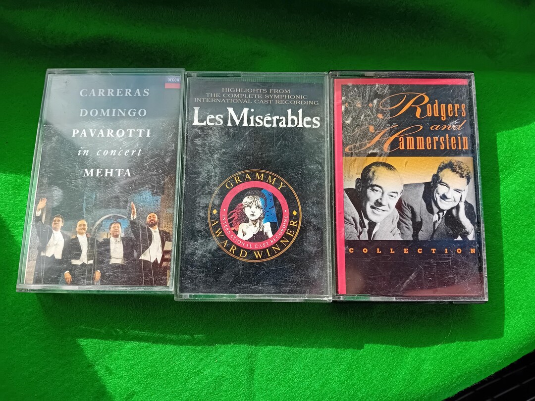 Vintage Set of Vintag Cassette Tapes, Musicals, Classical Music. - Etsy