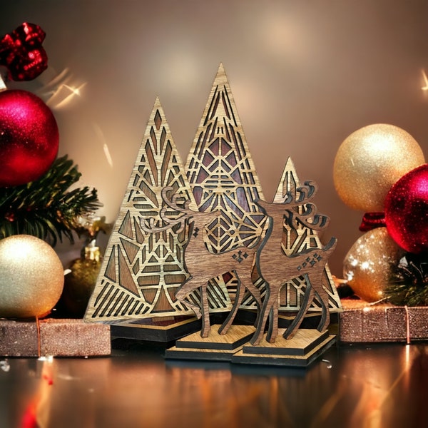 Art Deco Christmas Ornaments - Etsy