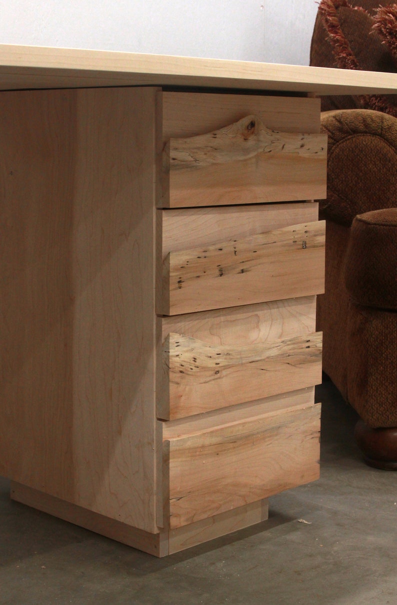 Waterfall Edge Hard Maple Desk - Etsy