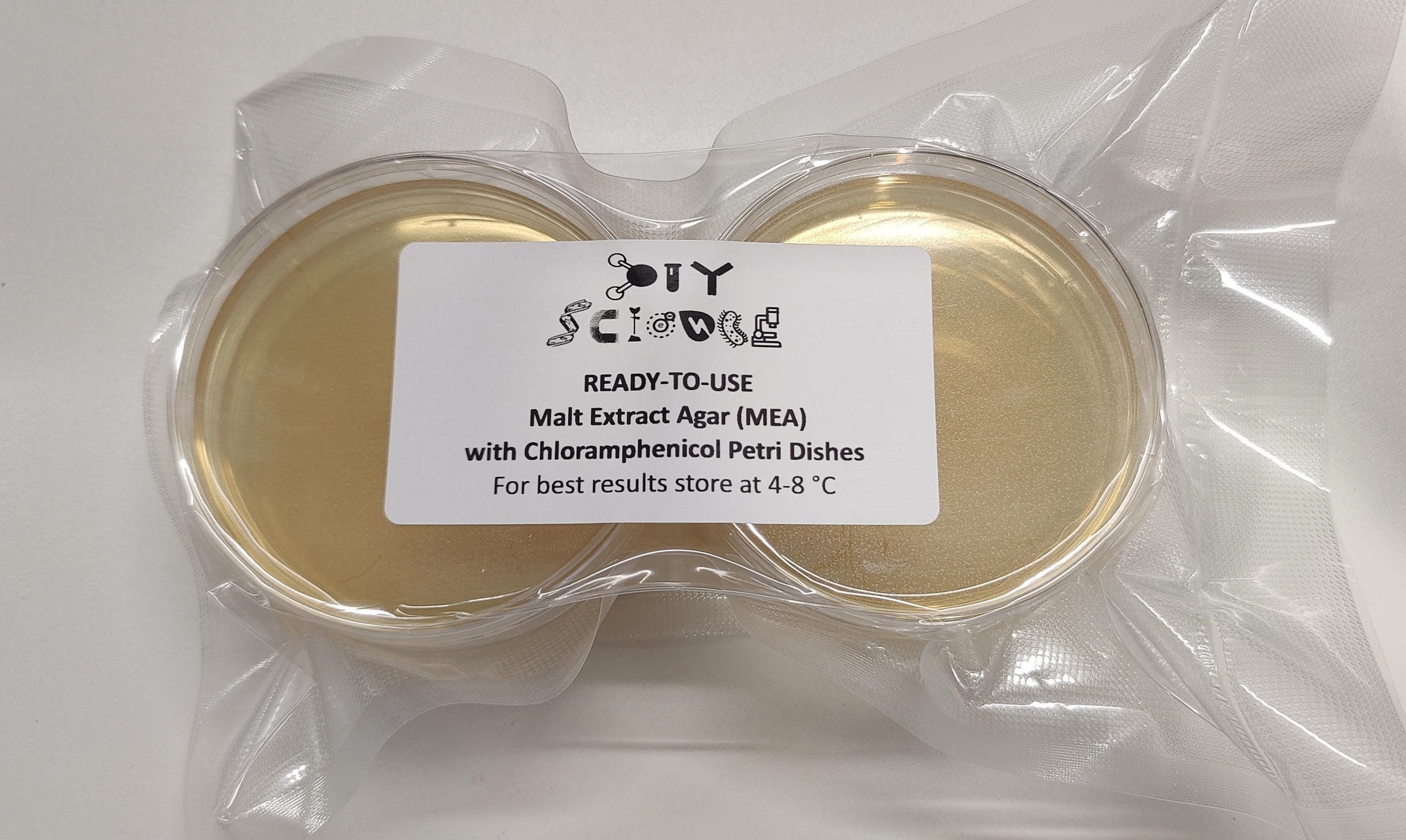 Malt Extract Agar MEA W/ Chloramphenicol Petri Dishes X6 sterile ...