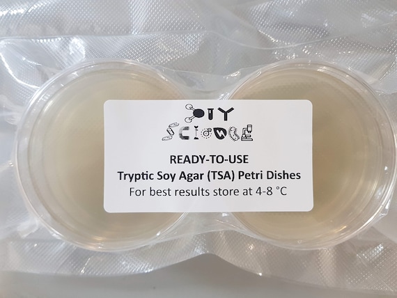 Tryptic Soy Agar TSA Petri Dishes X6 sterile Vacuum Sealed - Etsy UK