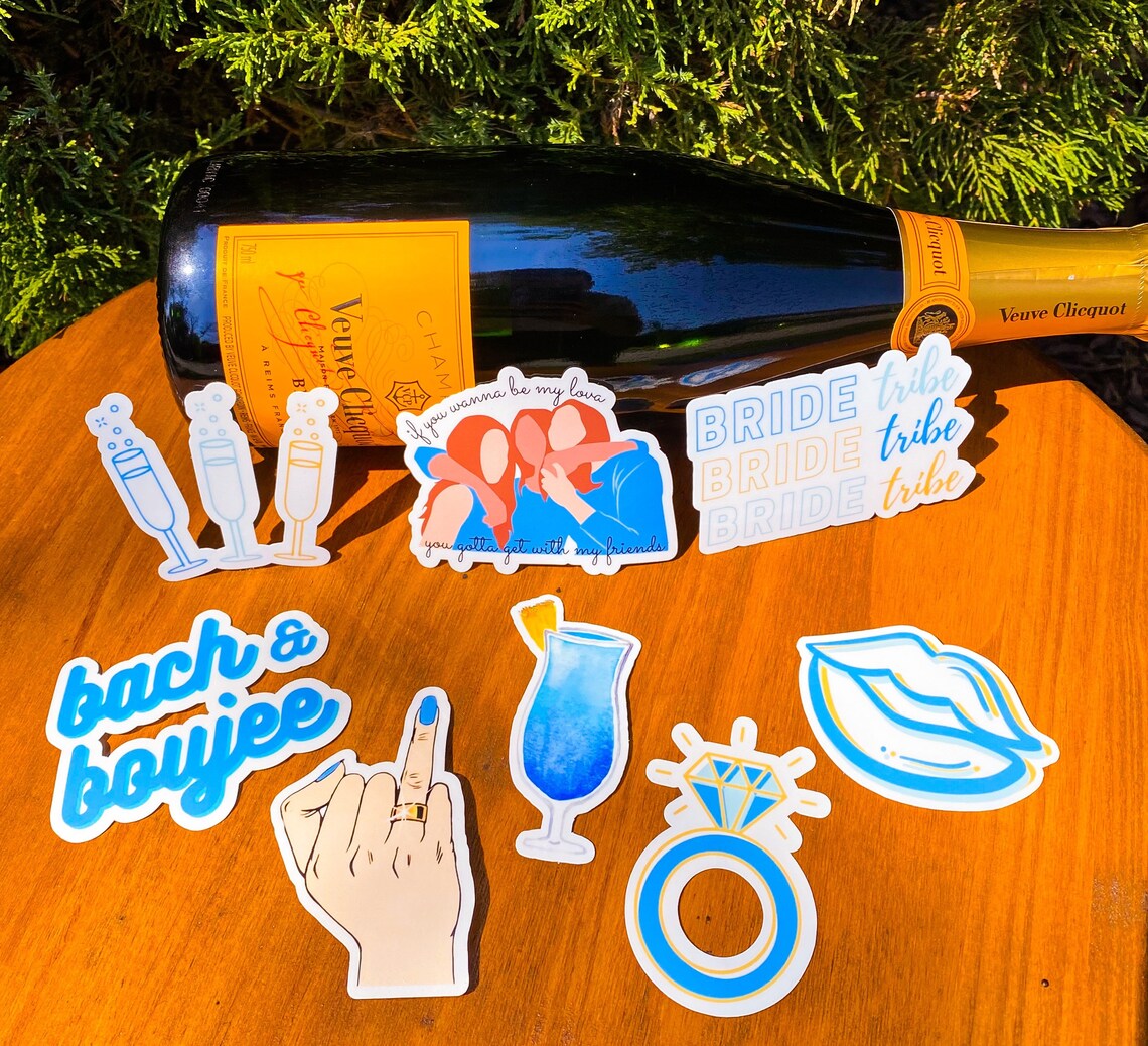 Bachelorette Party Stickers, Bachelorette Sticker, Bachelorette Gifts ...