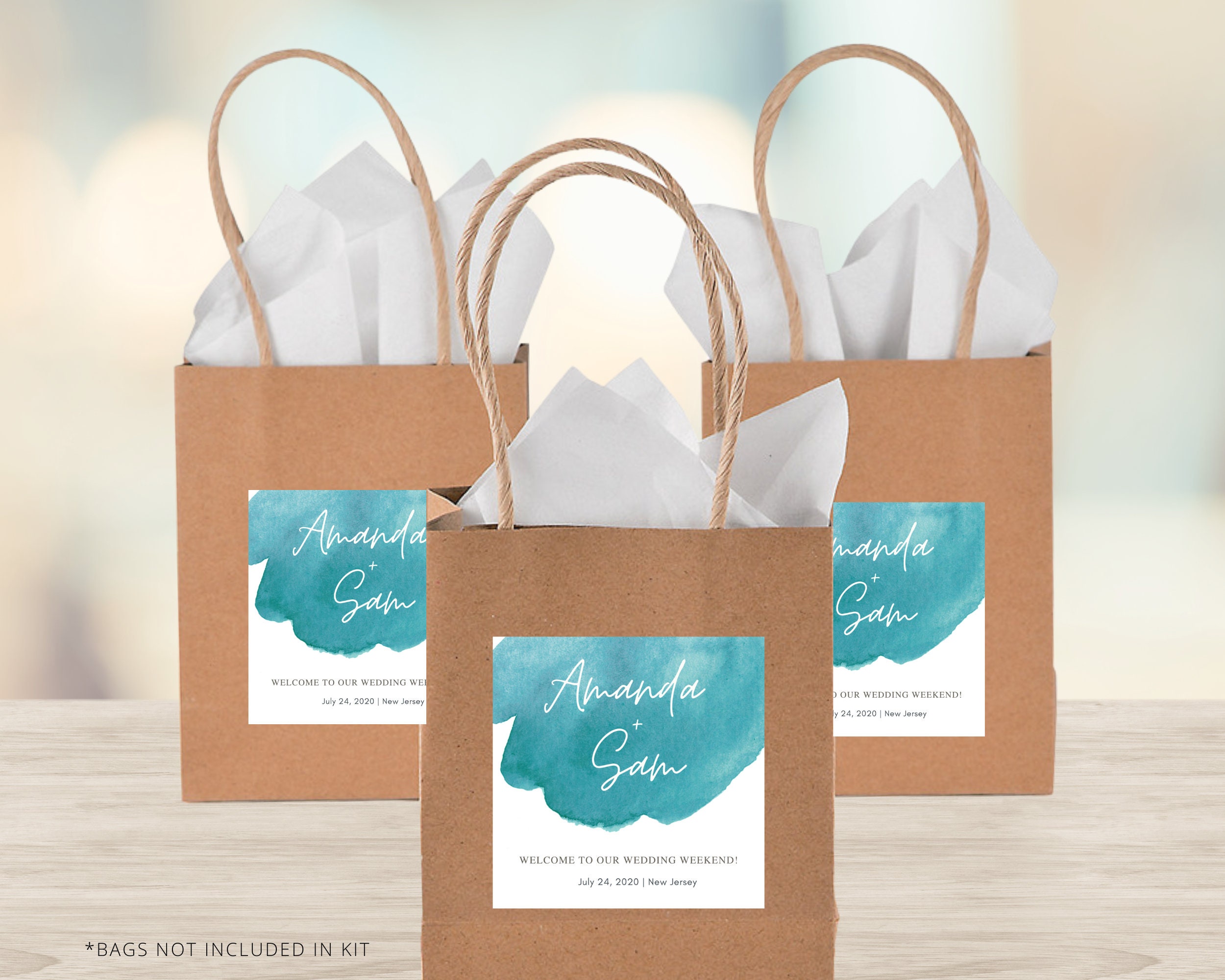 Wedding Hotel Bag Label Hotel Bag Stickers Wedding Hotel - Etsy
