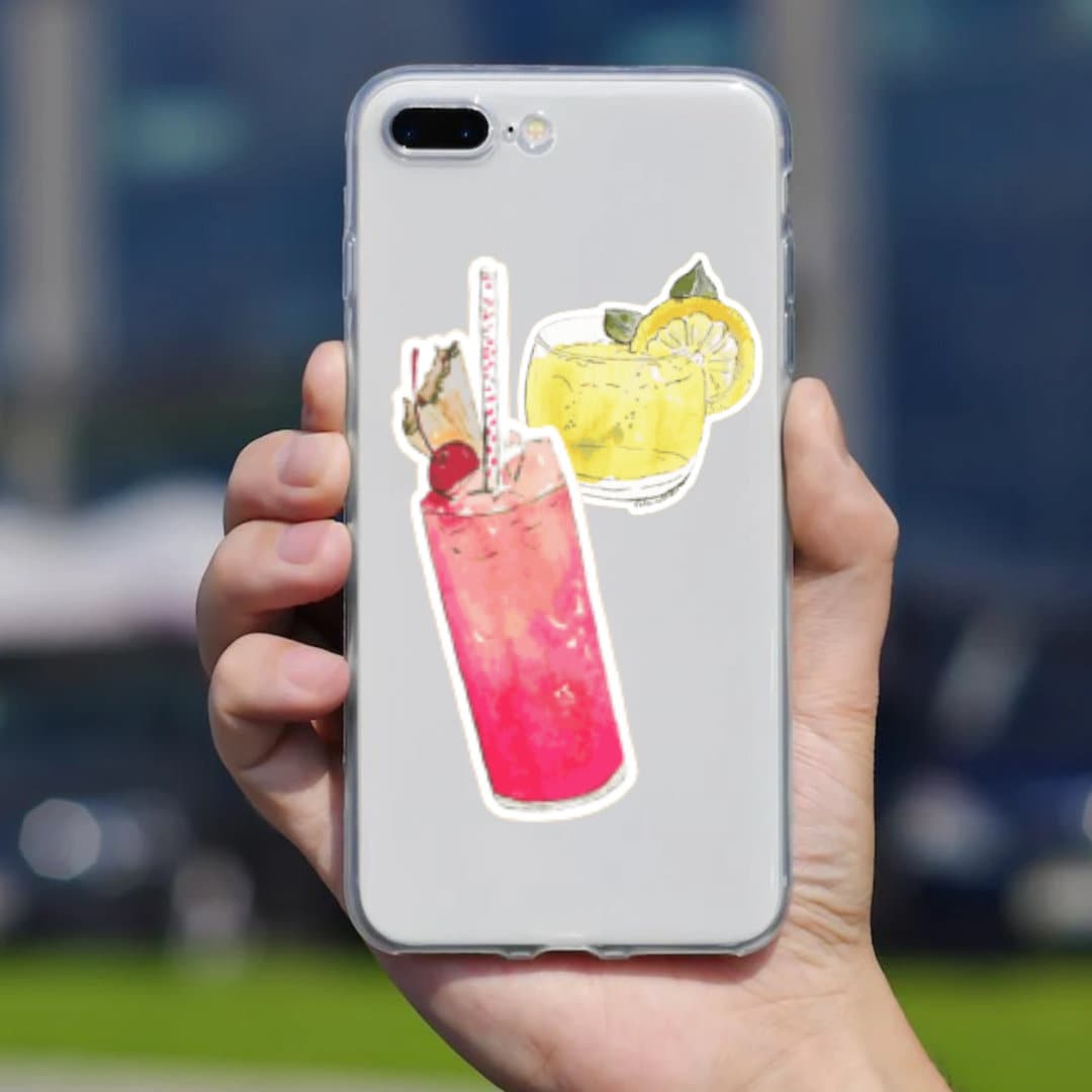 Cocktail Sticker Bar Sign Sticker Bar Menu Mojito Sticker | Etsy