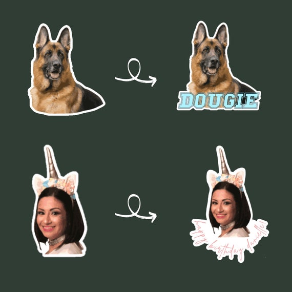 Add Custom Text: Add Additional Custom Text to Your Sticker | Etsy