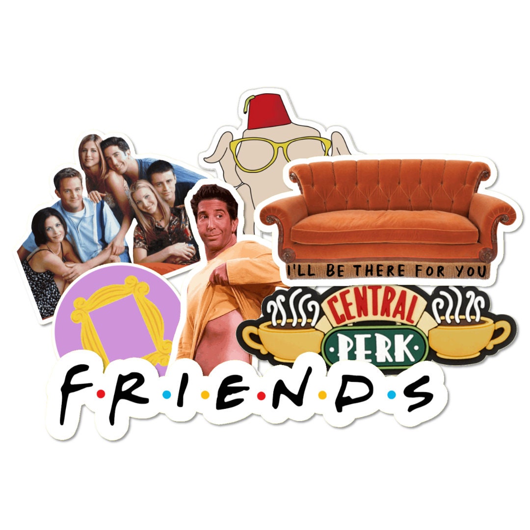 Friends Custom Sticker Pack Friends Sticker Friends Show | Etsy