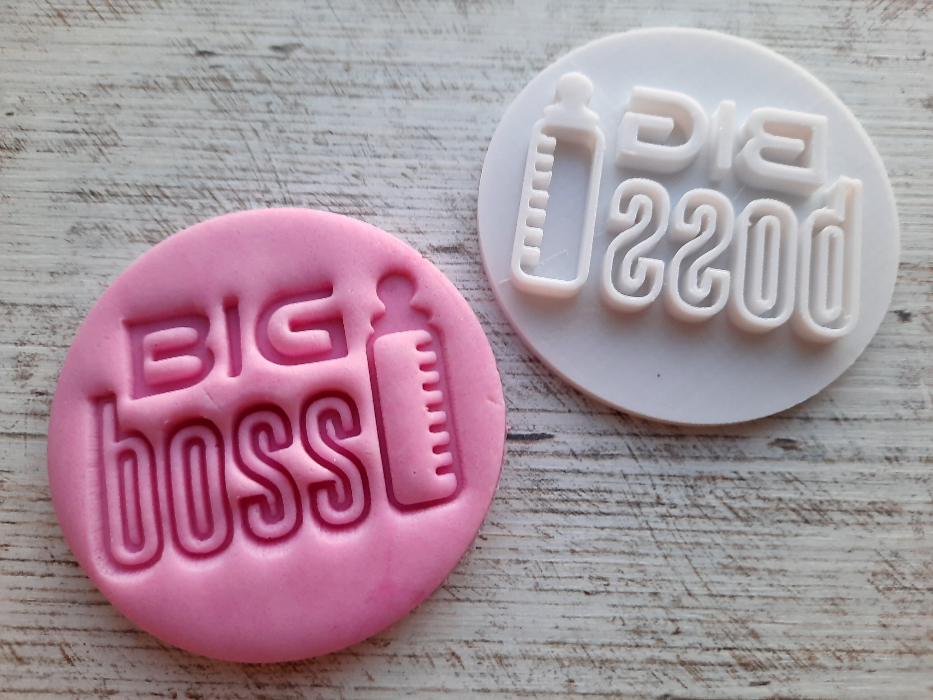 Baby Boss Cookie Stamp Embosser Set Little Boss Fondant Stamp - Etsy