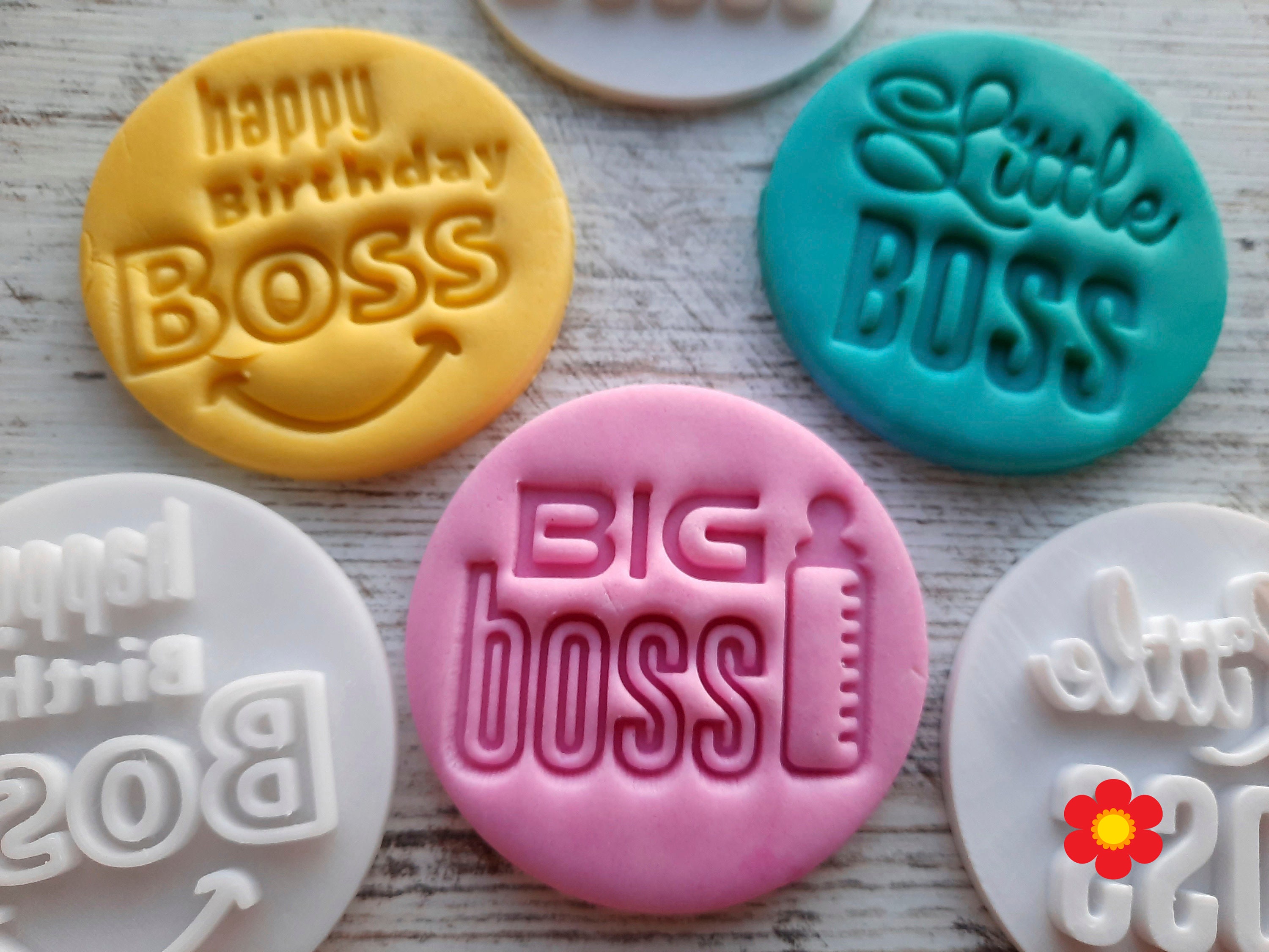 Baby Boss Cookie Stamp Embosser Set Little Boss Fondant Stamp - Etsy