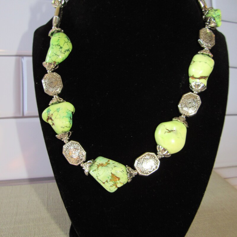 Green Turquoise Necklace - Etsy