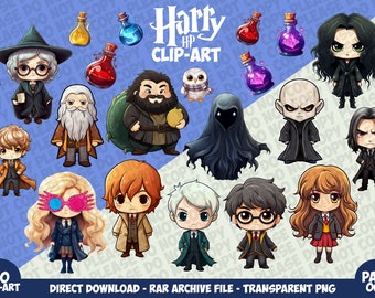 Little Wizard PNG - School of Magic - Sticker - Clipart - Cute - 20 HP ...