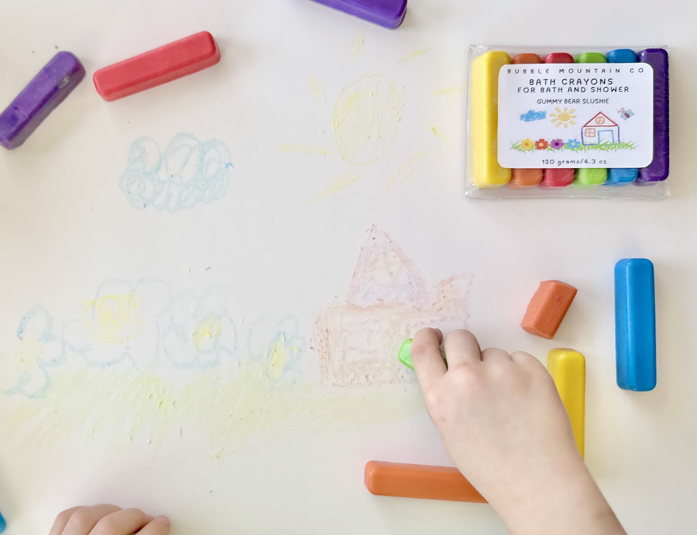 Colorful Bath Crayon Sticks, Draw in the Tub, Children's Bath Toys ...