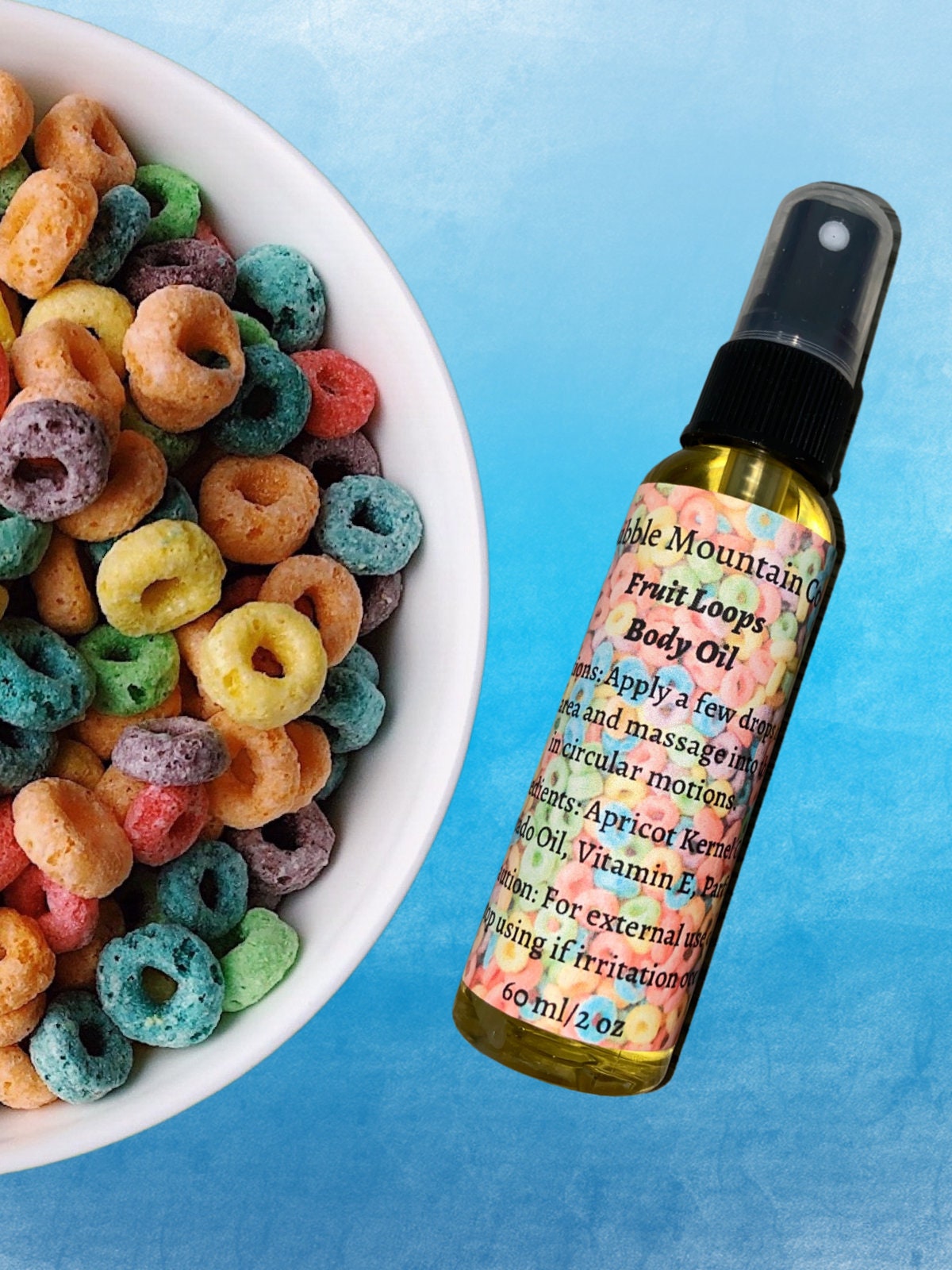 Fruit Loops Moisturizing Body Oil, Bath Oil - Etsy Canada