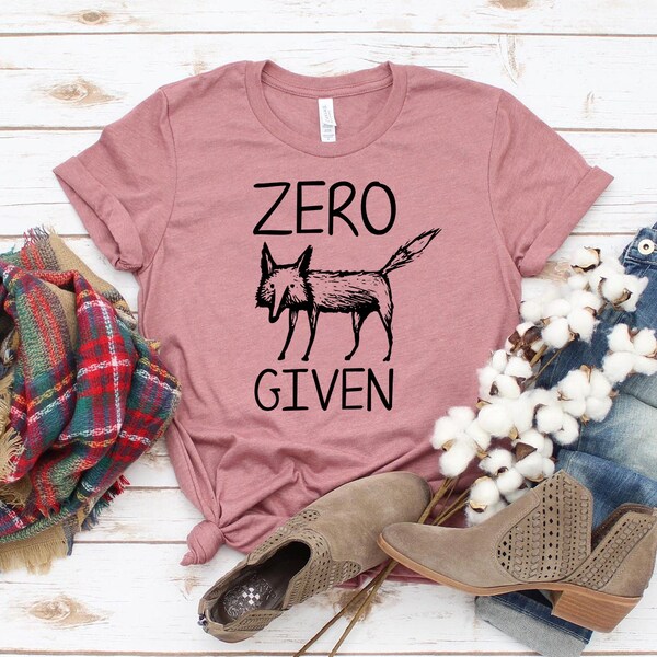 Zero Fox Given - Etsy
